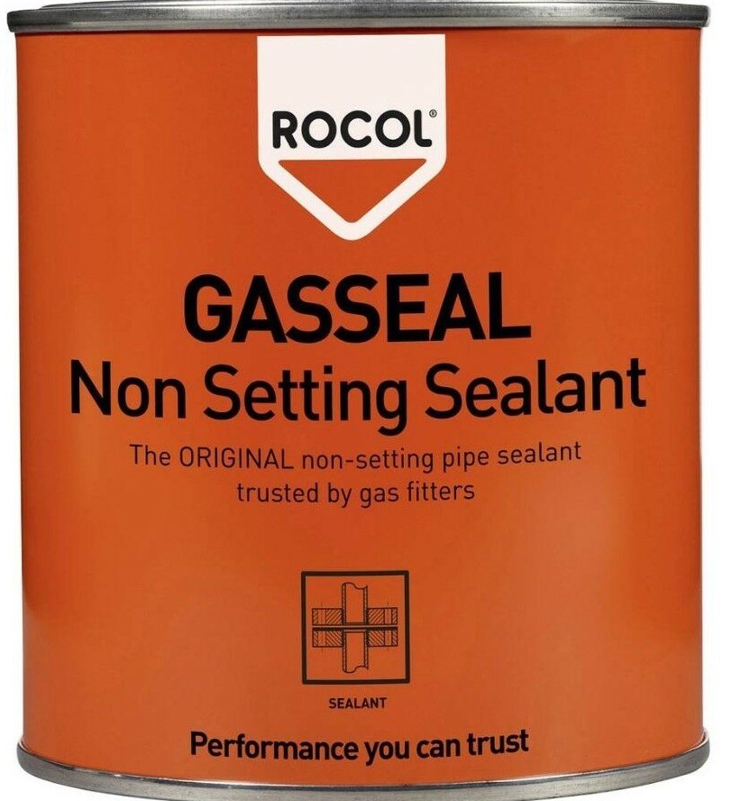 ROCOL GASSEAL SEALANT GAS SEAL PASTE 300g TIN FOR USE ON PIPE THREAD ...