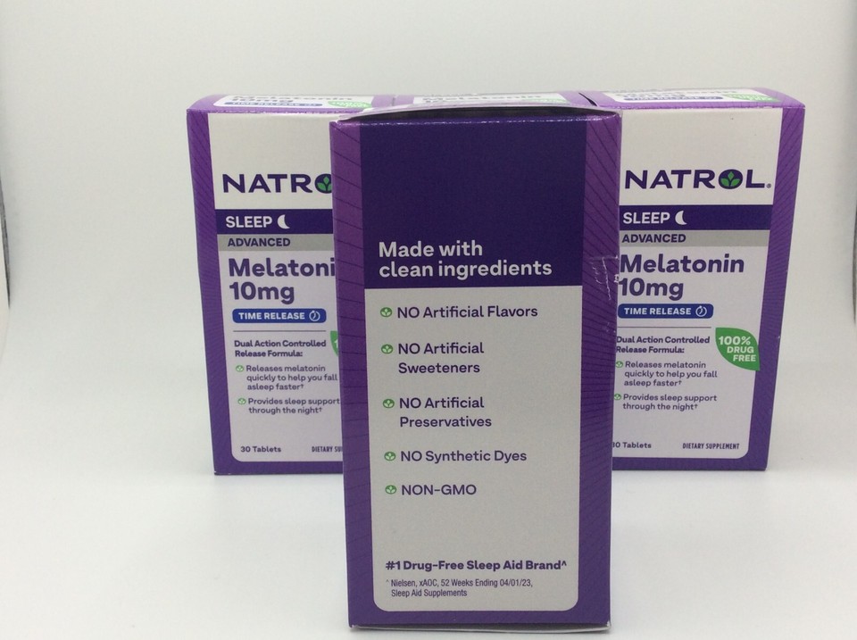 Natrol Melatonin Advanced Sleep Tablets, 10mg, 120 Tablets, 04/2026🔥 ...