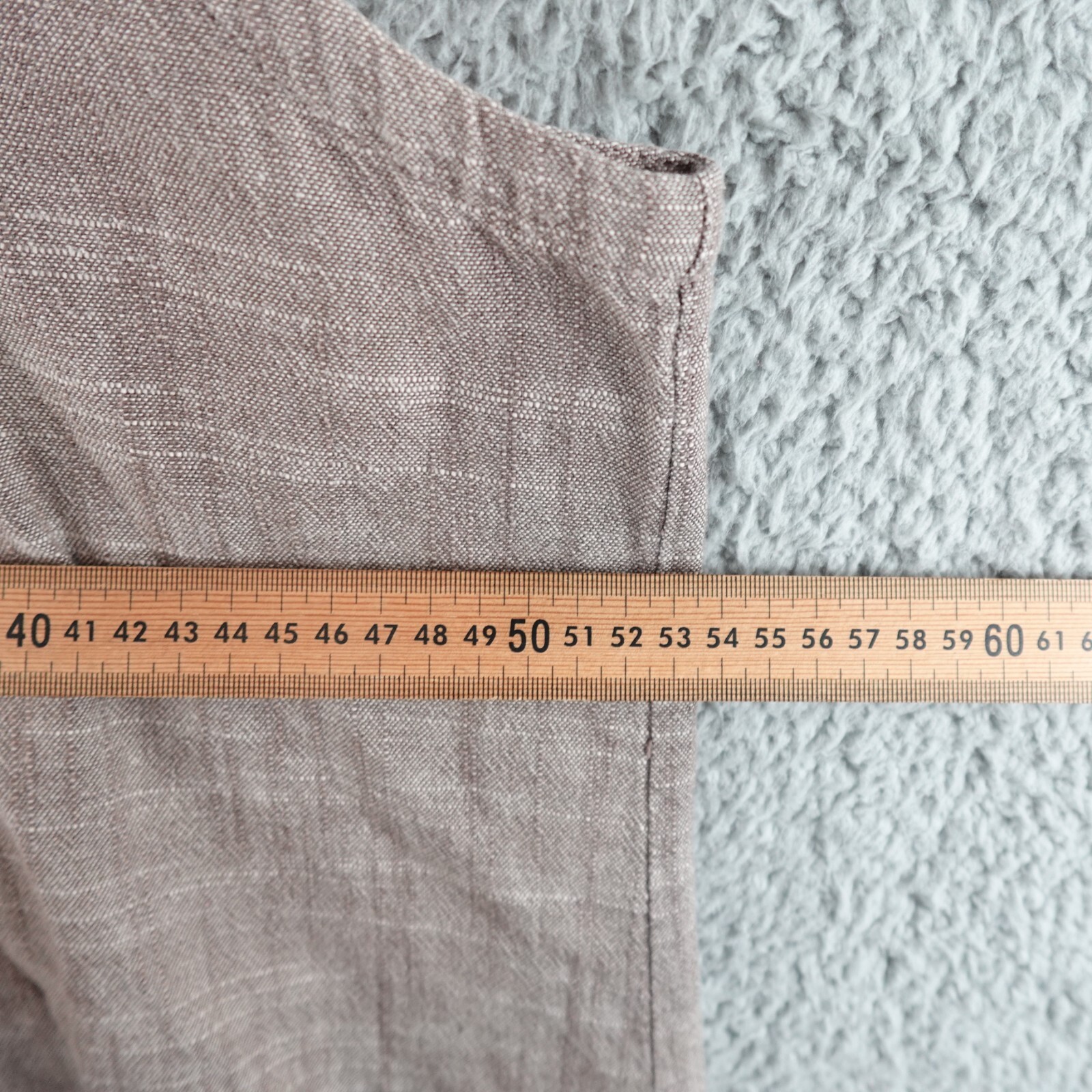 Neslay Womens Top 3/4 Brown Linen Sleeveless Canvas Pocket Corporate ...