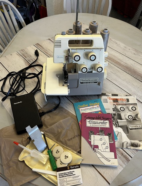 Bernette Overlocker Serger Model MO-335 Vintage/Books/Accessories for ...