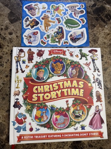 Disney/Pixar Christmas Storytime Hardcover Sticker Book Free Shipping ...