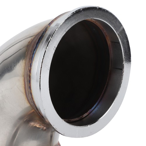 Stainless SS 2.5" 63mm V-Band To T4 Turbo Exhaust 90 Degree Elbow ...
