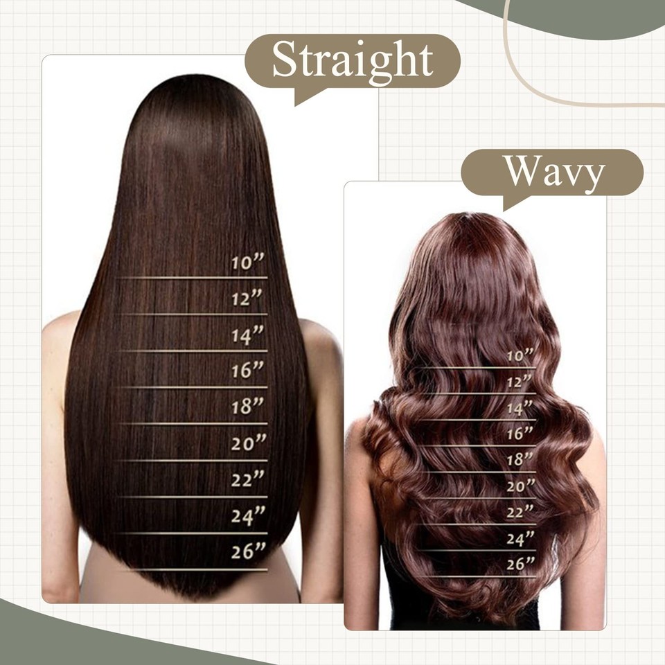Fshine Hand Tied Weft Hair Extensions Brown Balayage Human Hair 22in ...