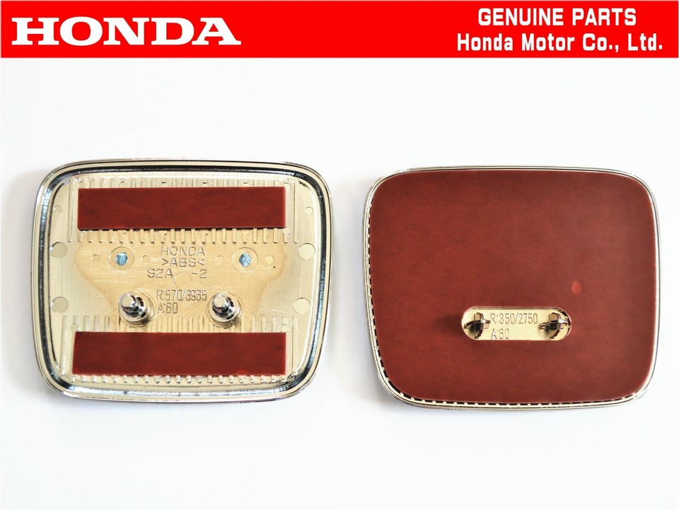 HONDA GENUINE S2000 AP1/AP2 Silver Front & Rear Emblem Badge Set OEM | eBay