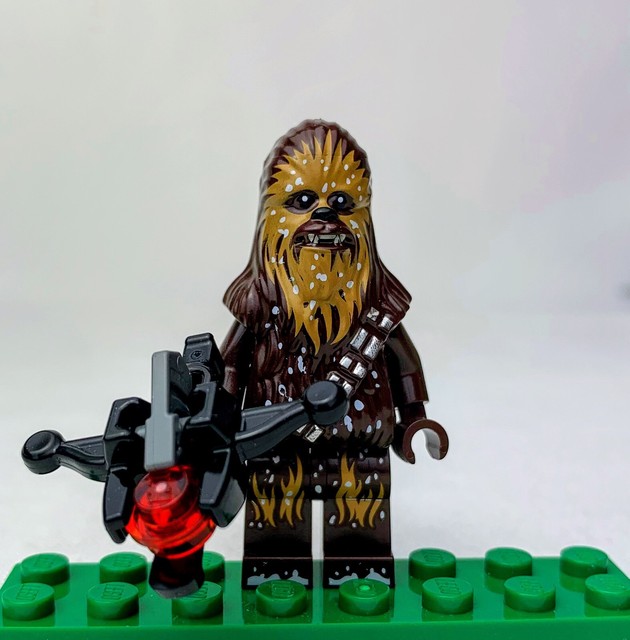 Star Wars LEGO Chewbacca Snow Markings Rebel Wookiee Minifigure 75322 ...