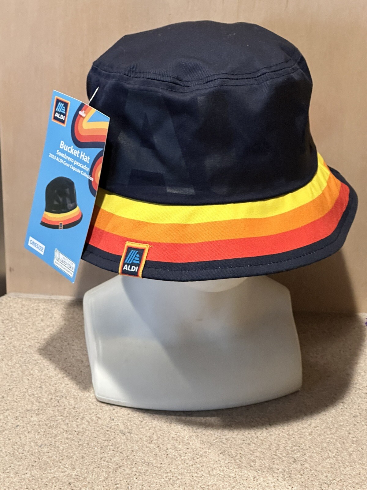 2023 ALDI Gear Capsule Collection Navy Bucket Hat Sombrero pescador ...