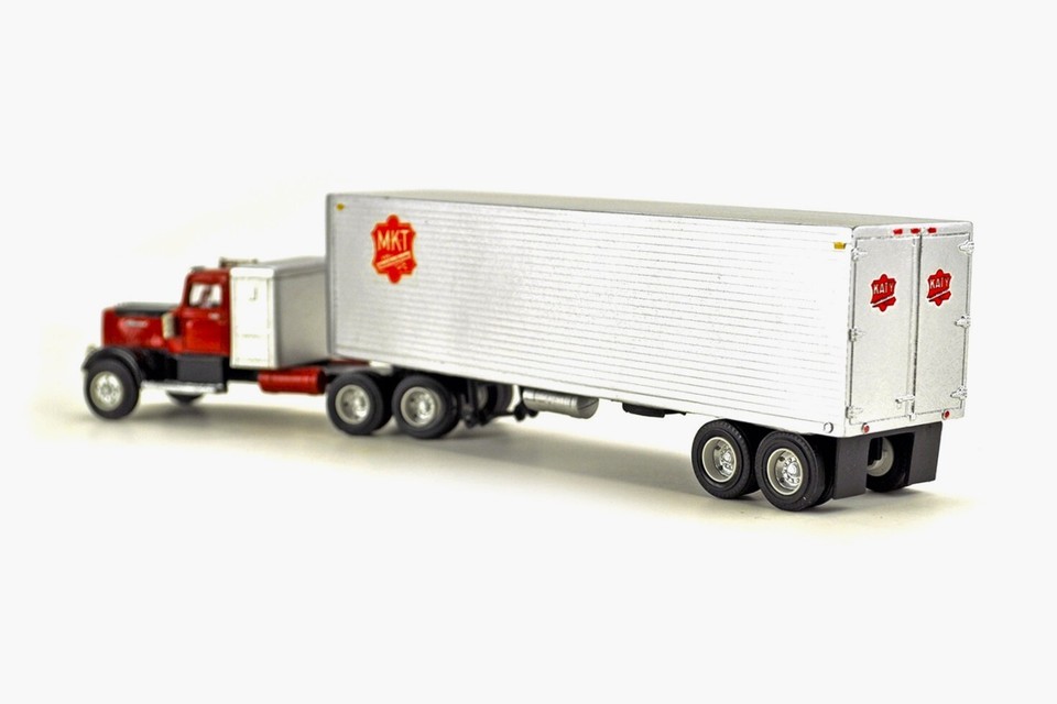 DeHanes 1664 Autocar DC102 Semi w/Reefer - MKT "the Katy" 1/55 Die-cast ...