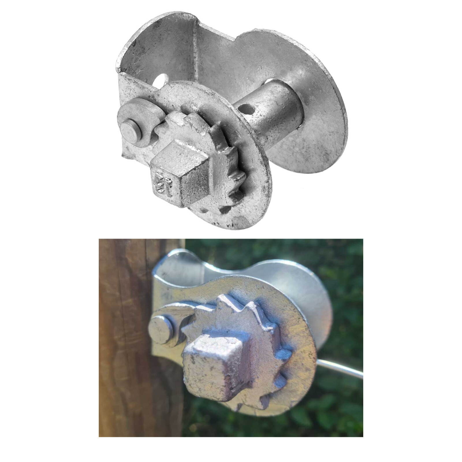 Ratchet Strainers Fence Post Wire Support Galvanised 2 - 100 Packs ...