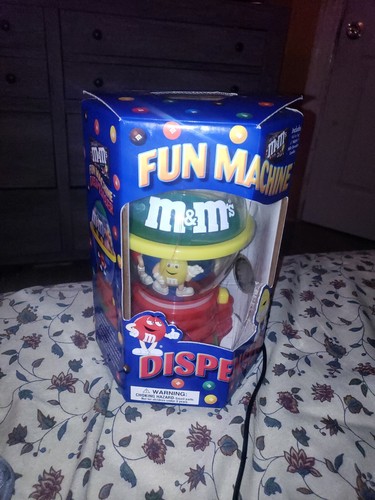 M&Ms MARS MM CANDY DISPENSER COLLECTABLE FUN MACHINE GUMBALL TYPE ...