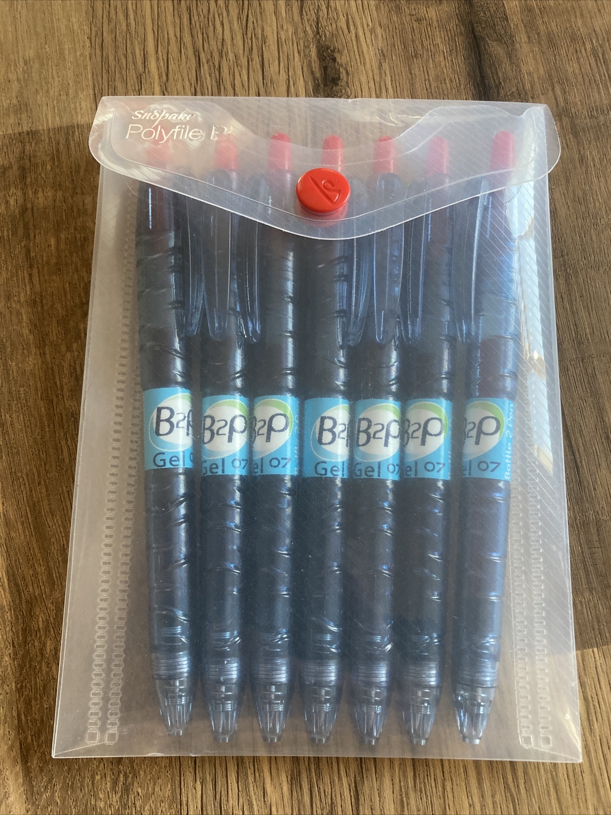 Pilot BEGREEN B2P( BOTTLE 2 PEN )Rollerball 0.7mm Gel Pen, RED (PKT 7 ...