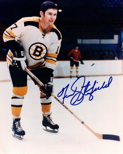 Boston Bruins Fred Stanfield Signed 8x10 Photo, COA | eBay