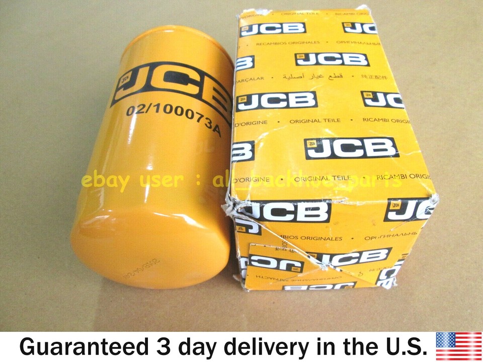 JCB BACKHOE - GENUINE JCB ELEMENT OIL FILTER (PART NO. 02/100073 02 ...