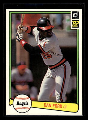 1982 Donruss Baseball #468 Dan Ford "Set Break" Mint California Angels ...
