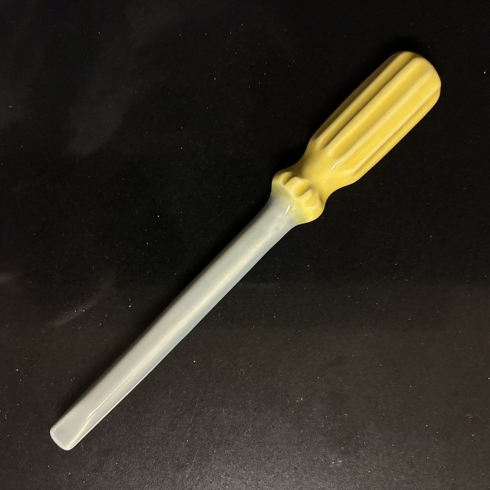 Screwdriver Set Yellow & Grey Ceramic Cocktail Stirrers 6” Qty 4 ...