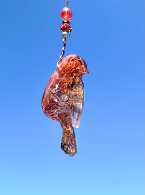 Hand Crafted Resin Sun Catcher Bird By Resin Fandom | eBay