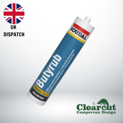 Soudal Butyrub Non Setting Mastic Polybutylene Plastic Sealant ...