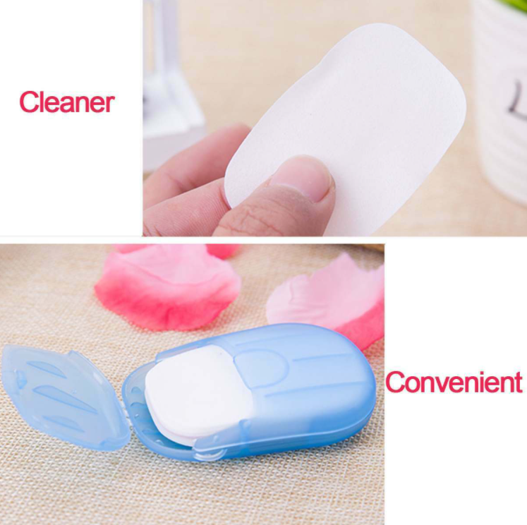 Dissolving Soap Sheet 6-Pack for Washing Hand Office Travel Outdoor ...
