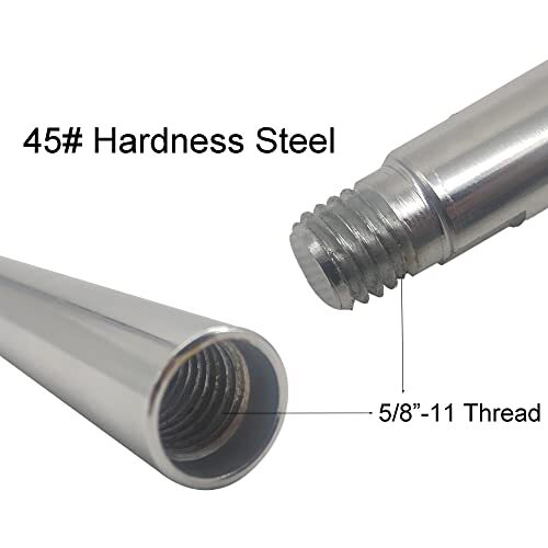 5/8"11 Thread Angle Grinder Extension Shaft Set Connecting Rotary Rod ...