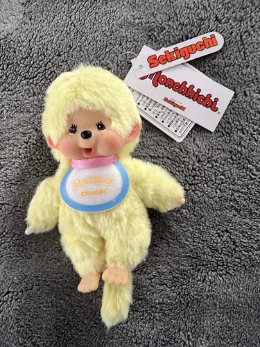 Monchichi Colors Sekiguchi Yellow Small Chicaboo Monkey New Tags | eBay
