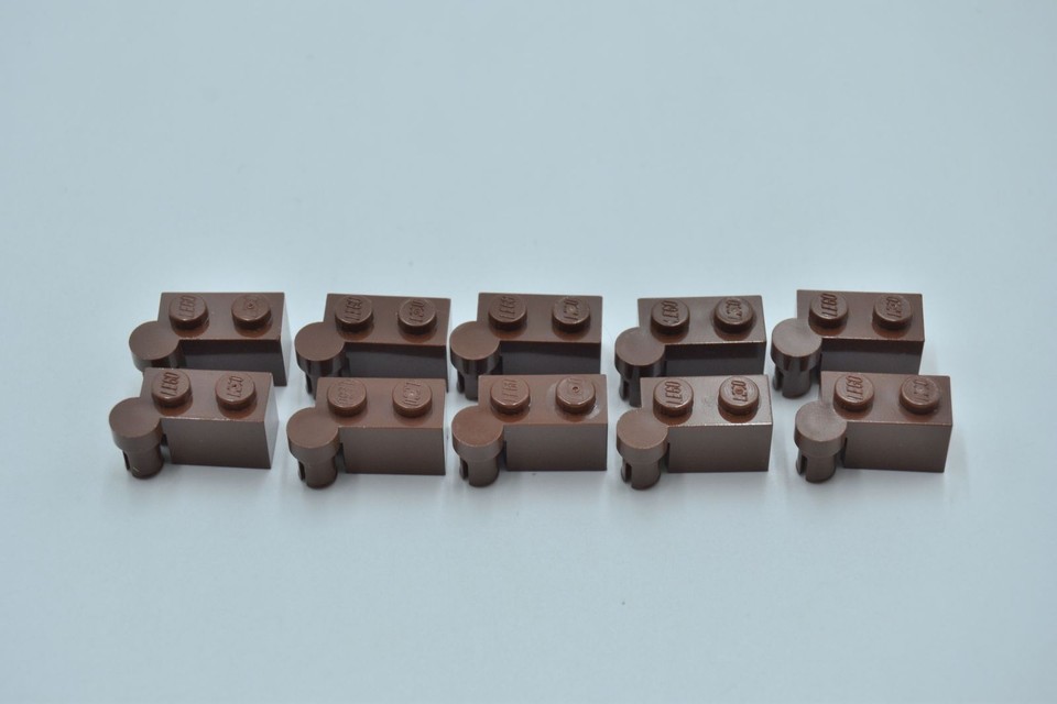 LEGO 10 X Hinge Reddish Brown Hinge Brick 1x4 Swivel Top 3830 | eBay