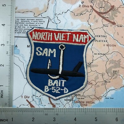 Patch , US AIR FORCE SAM BAIT B-52-D BOMBING , USAF PATCH | eBay