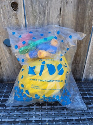 AVON KIDS HANDY DANDY TOOL KIT HARD HAT & TOOLS ~ 1997 | eBay