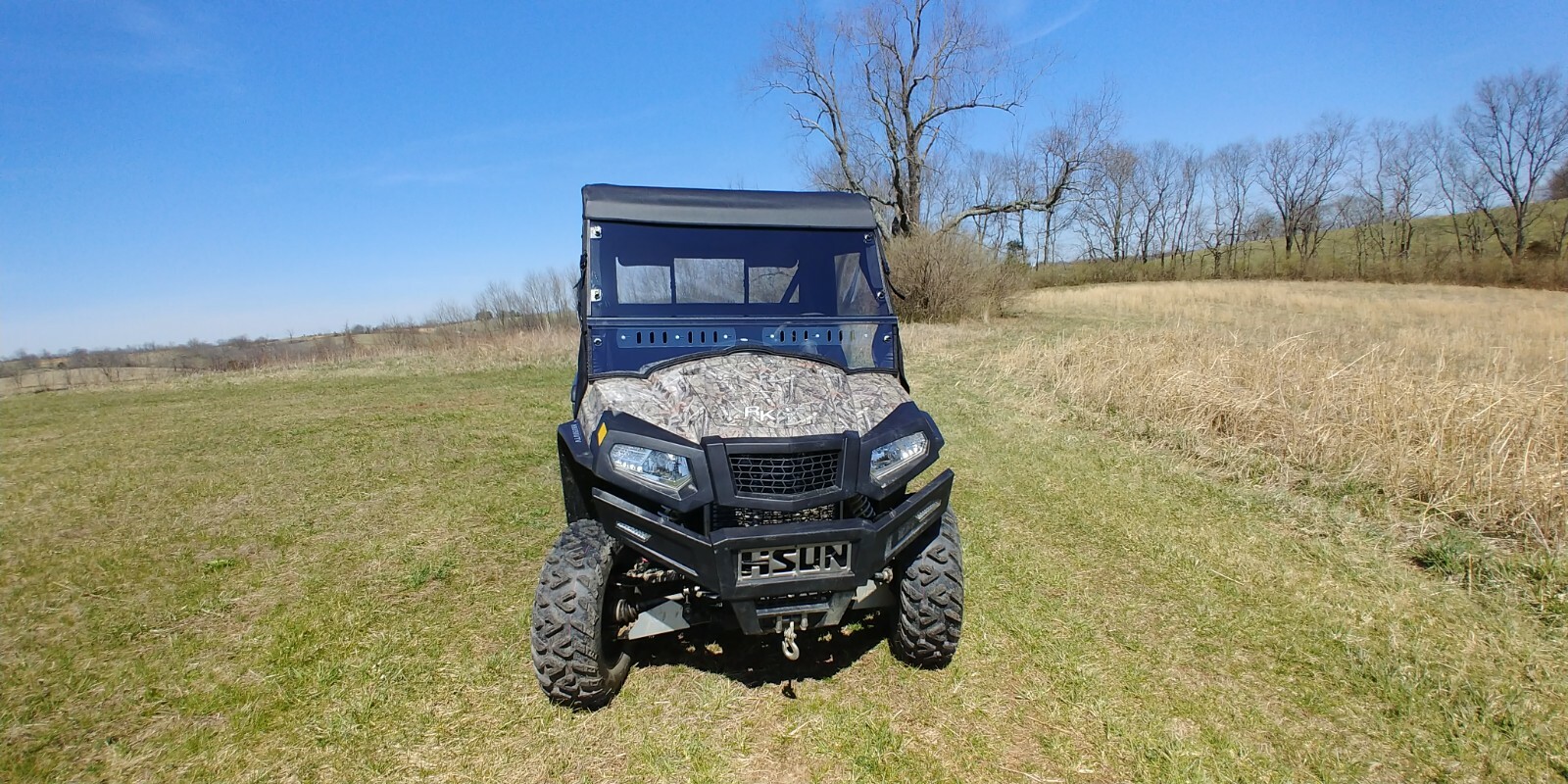 HiSun Sector 550/750 Full Cab Enclosure with a Lexan Windshield ...