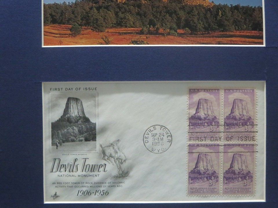 The Legend of Devil's Tower and the First day Cover of its own stamp | eBay