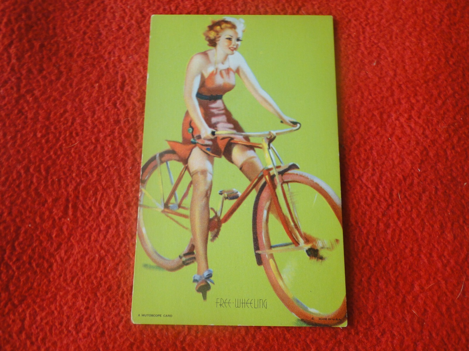 Vintage 1940s Sexy Pin Up Girl Picture Mutoscope Card E12d Ebay