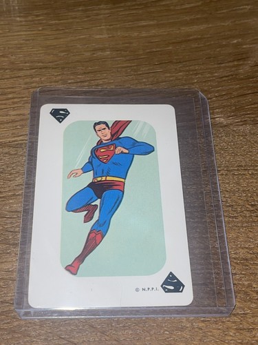 VINTAGE 1966 WHITMAN 🎥 SUPERMAN CARD GAME PLAYING CARD RARE MARVEL DC ...