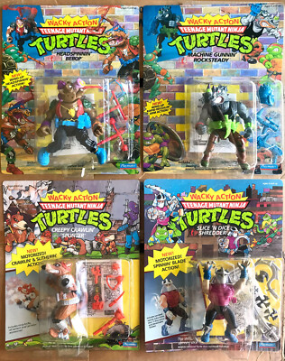 Teenage Mutant Ninja Turtles Wacky Action BEBOP ROCKSTEADY SHREDDER ...