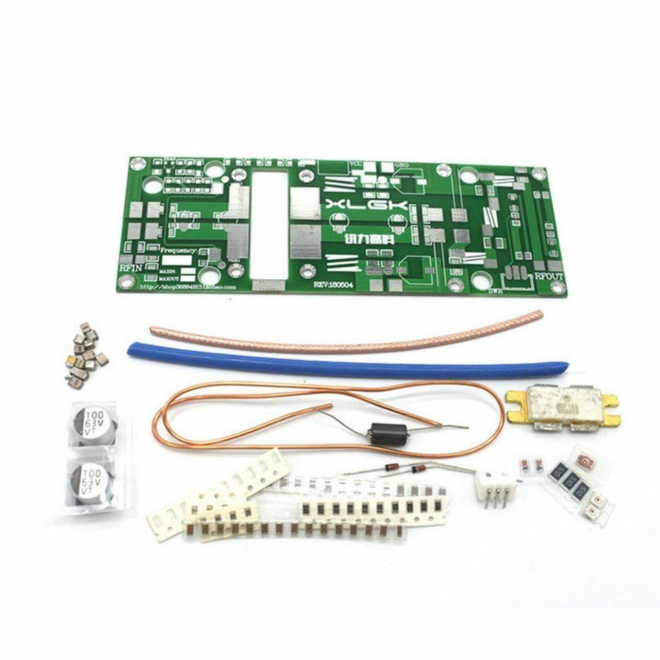 100W UHF 400--470MHZ MRF9120 Power Amplifier Board For Ham Radio DIY ...