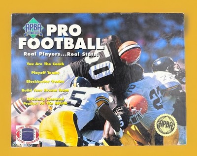 APBA Pro Football Limited Edition Game 1994-95 Playoff Teams COA See ...