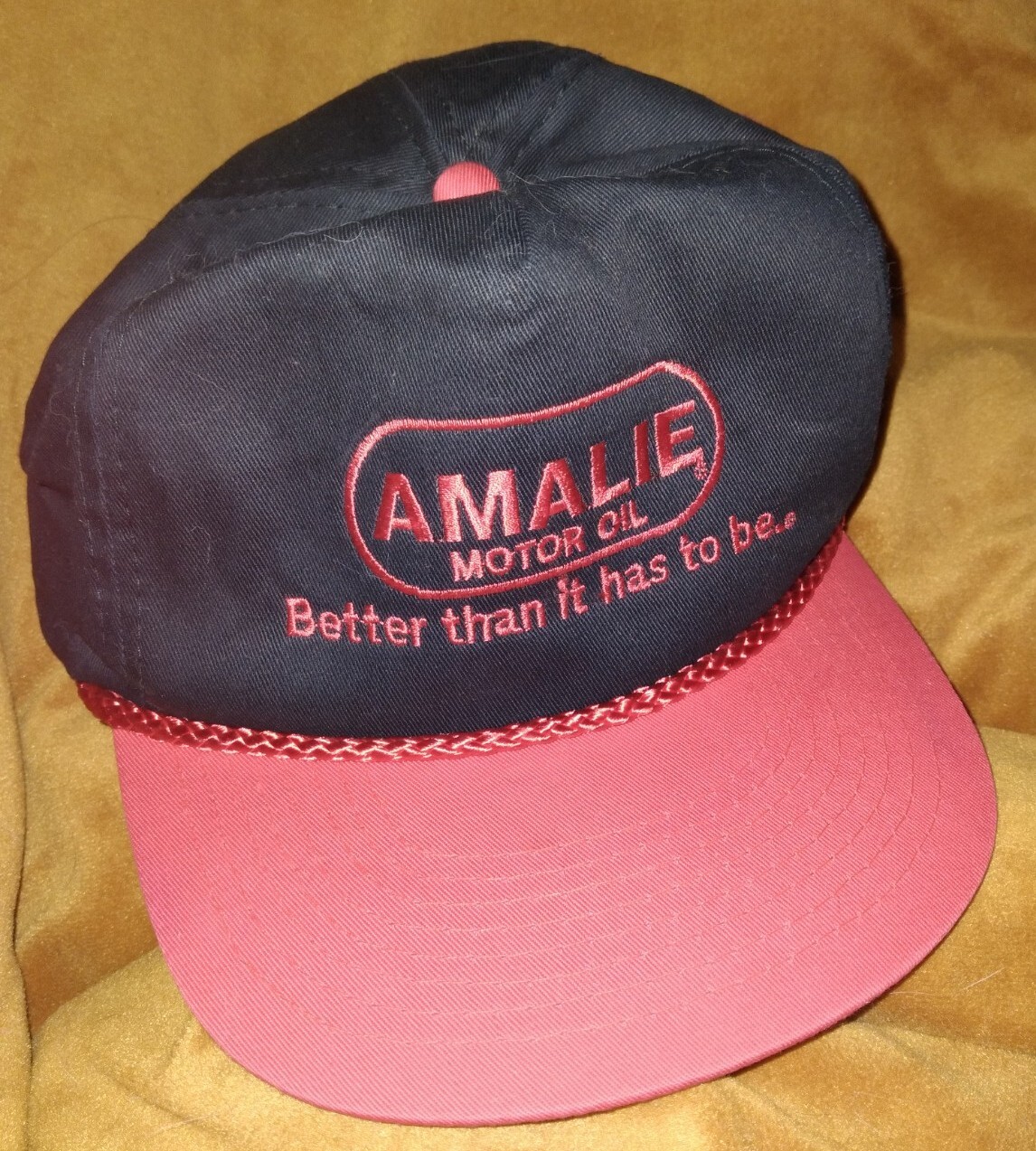 Amalie Motor Oil Hat 'Better Than It Has To Be' Vinta… - Gem