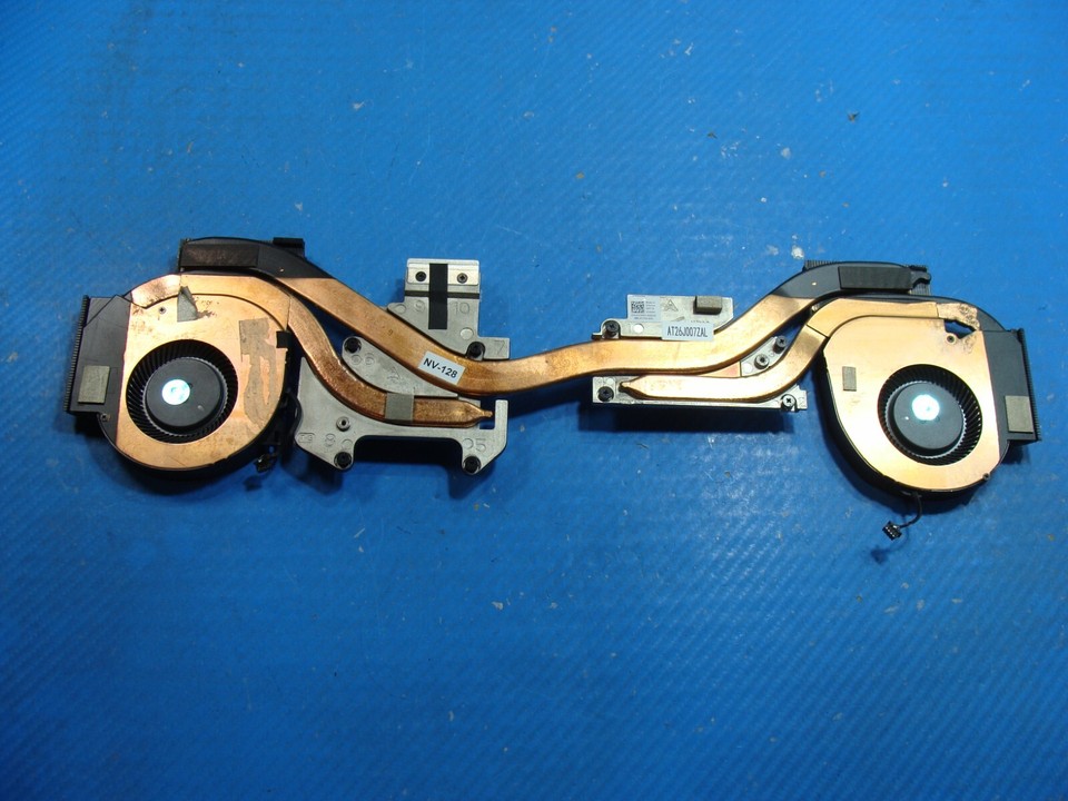 Dell Precision 7530 15.6" CPU Cooling Fans w/Heatsink YHP4Y AT26J007ZAL ...