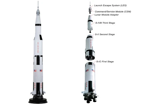 Apollo 11 Rocket Model