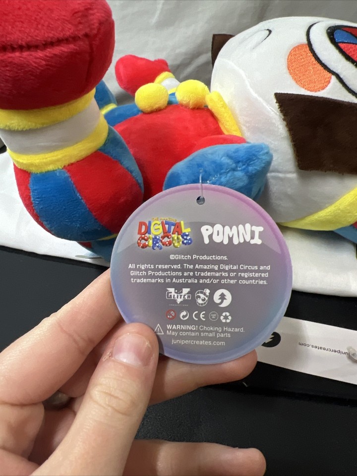 NWT Official Juniper Creates The Amazing Digital Circus Pomni Plush | eBay
