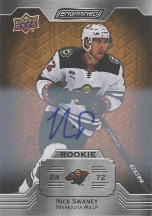 2023-24 Upper Deck Engrained - Rookies Nick Swaney #128 Autographs (AU ...