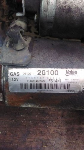 Starter Motor VIN B 8th Digit Turbo ID 361002G100 Fits 08-14 SONATA ...