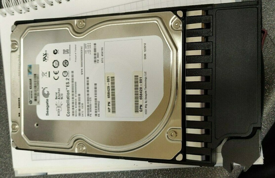 HP QK703A 656102-001 658428-001 658429-001 P2000 3TB 6G DP SAS 7.2K ...