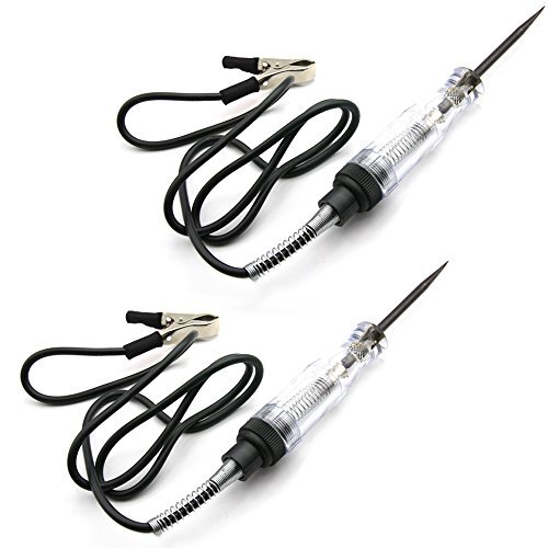 2 Pcs 6-24V DC Car Circuit Tester Light Automotive Voltage Continuity ...