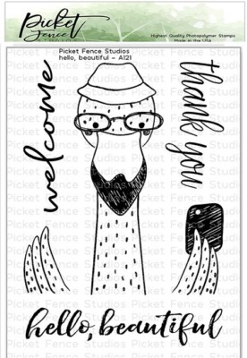 Picket Fence ACRYLIC STAMPS HELLO BEAUTIFUL | eBay