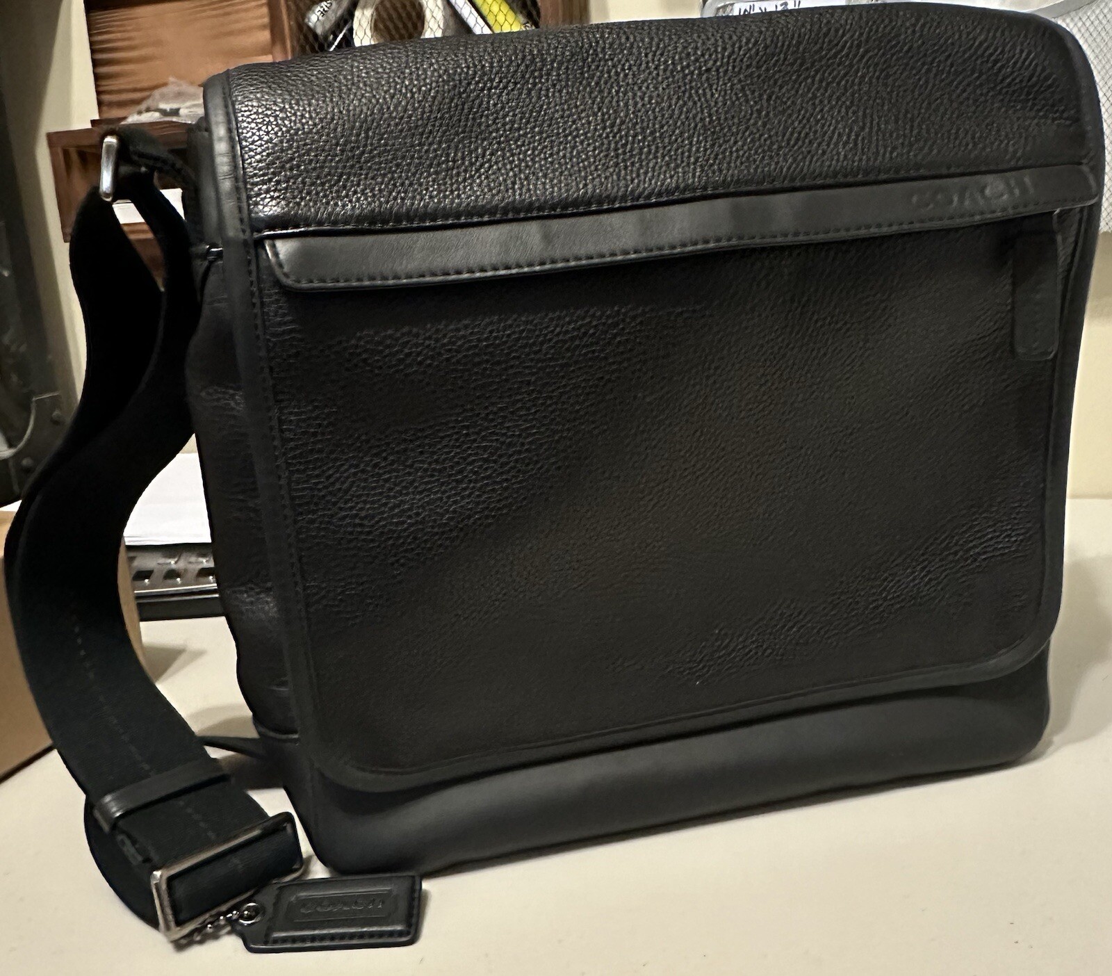 COACH CAMDEN LEATHER MAP BAG STYLE # F70973 | eBay