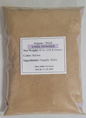 💚💚 ANISE POWDER Organic Fresh Dry 1/2 to 1.0 Lb. Options 💚💚 | eBay