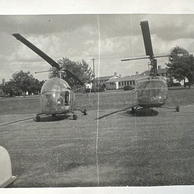 VINTAGE PHOTO 1957 interesting old helicopters, aviation choppers ...