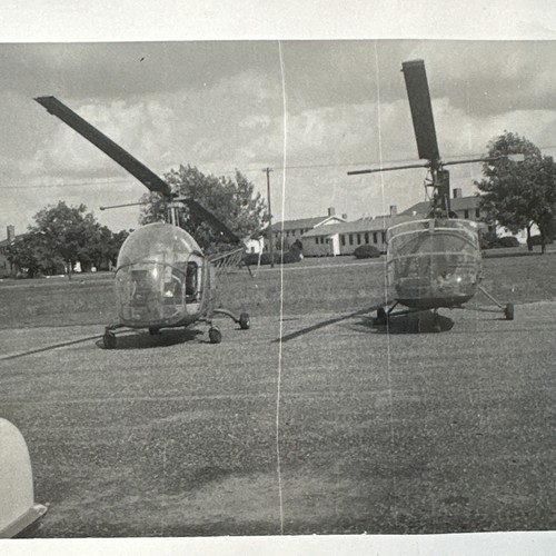 VINTAGE PHOTO 1957 interesting old helicopters, aviation choppers ...