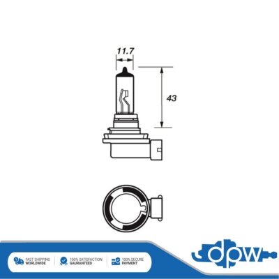 Fits Ford BULBS MANUAL Front DPW N10529701 6216A3 LR005383 LR000704 ...
