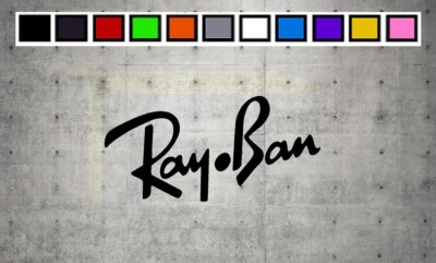 Ray Ban LOGO Vinyl Decal Sticker Emblem Car Truck Window 4" 6" 8" | eBay
