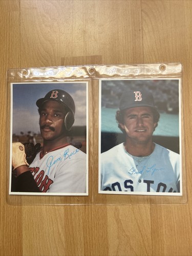 1980 Topps Super Baseball #5 Jim Rice And #10 Fred Lynn Boston Red Sox ...