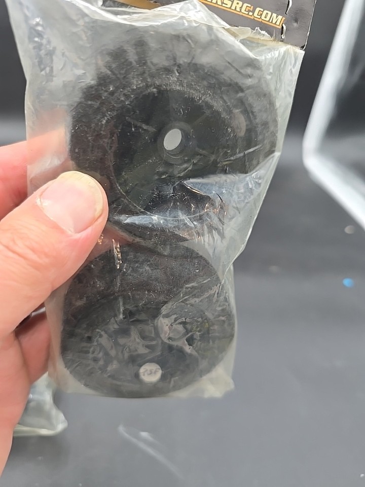 Custom Works Front And Rear "25" Gas Rubber Foam Tires Dirt Oval Rc ...